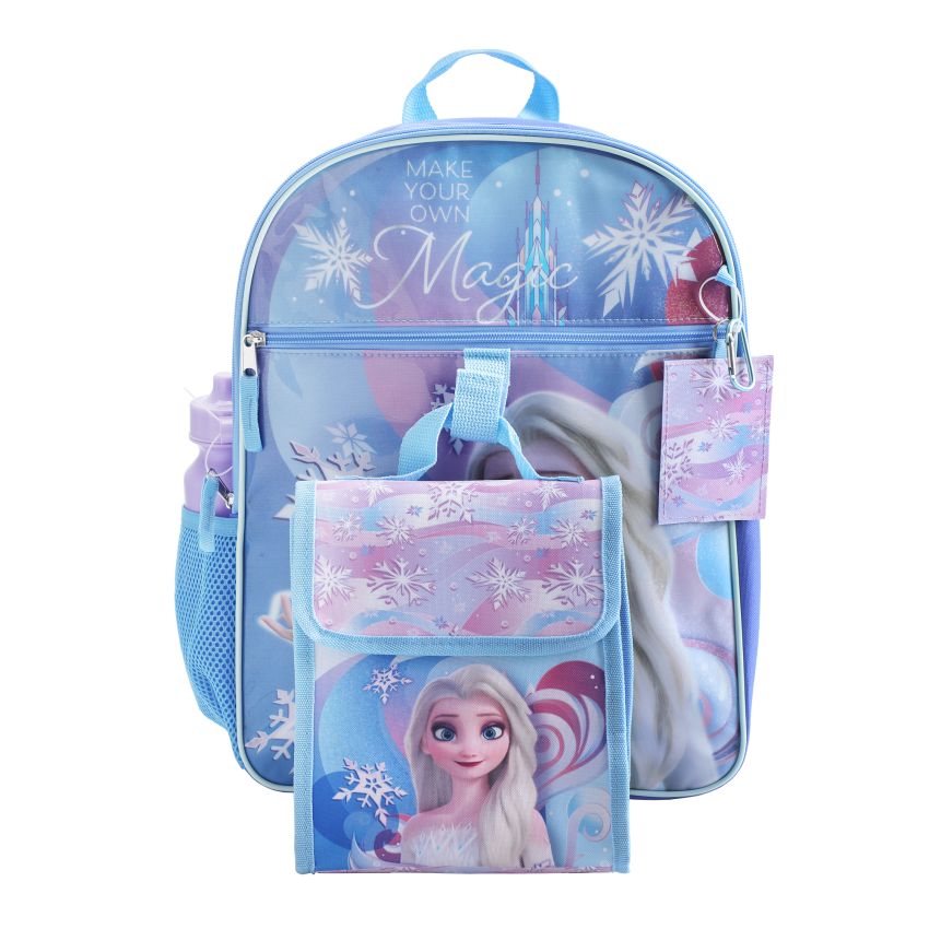 Disney Frozen Make Your Own Magic Elsa Kids 16" Backpack and Lunch Bag ...